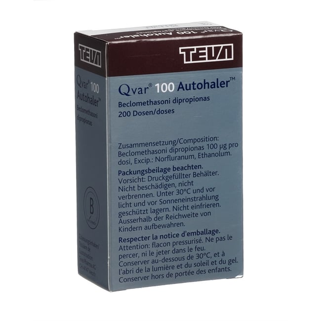 QVAR 100 Autohaler aéros doseur 100 mcg 200 dos | Commander en ligne