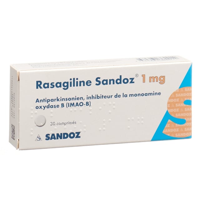 RASAGILINE Sandoz Tabl 1 mg Blist 30 Stk | Online bestellen