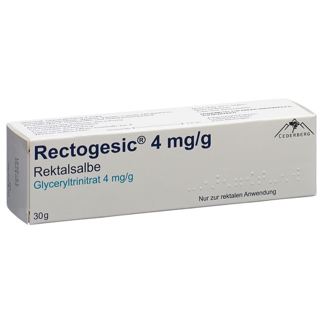 RECTOGESIC Salbe 4 mg/g Tb 30 g | Online bestellen