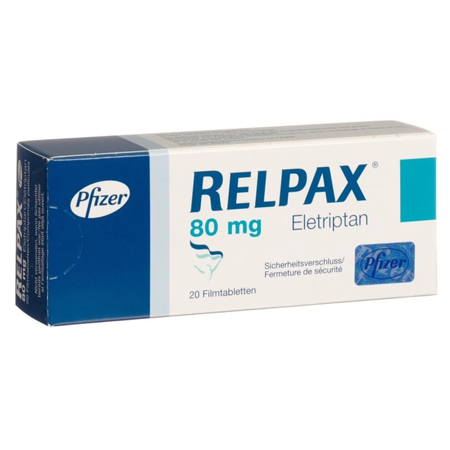 RELPAX Filmtabl 80 mg Blist 20 Stk | Online bestellen