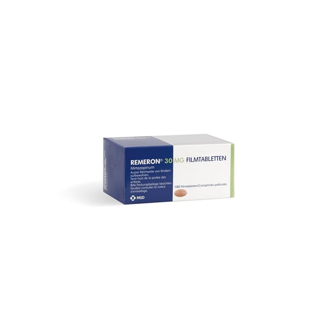 REMERON cpr pell 30 mg blist 100 pce | Commander en ligne