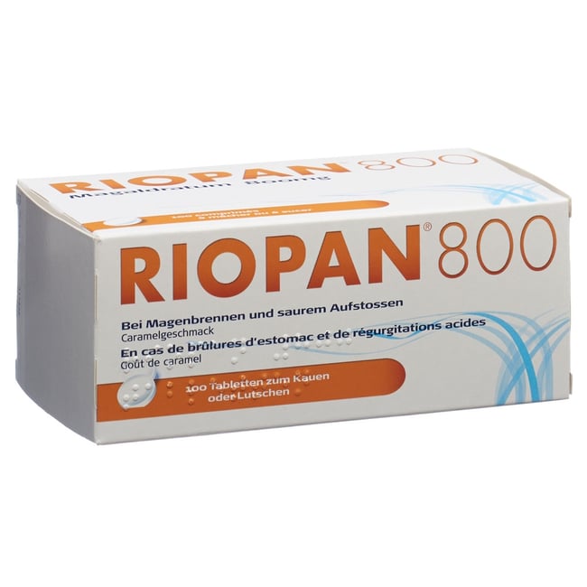 RIOPAN cpr 800 mg blist 100 pce | Commander en ligne