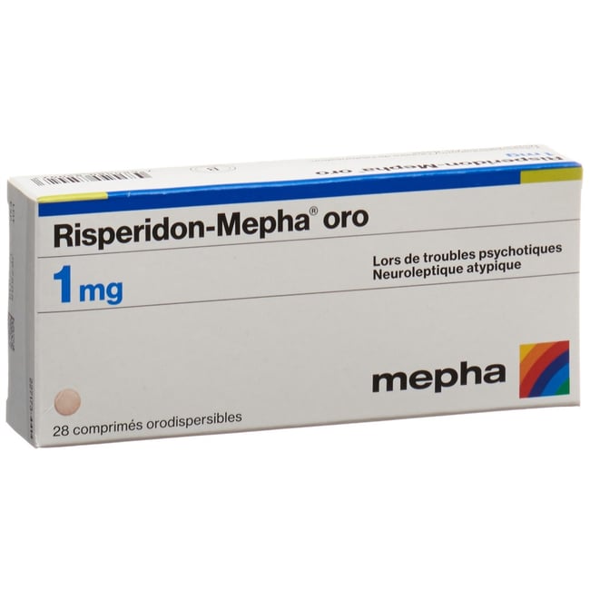 RISPERIDONE oro cpr orodisp 1 mg blist 28 pce | Commander en ligne