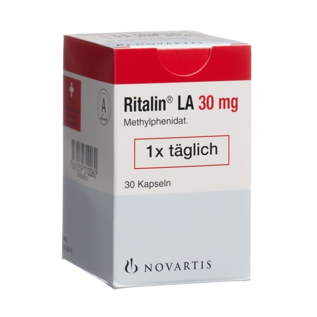 RITALINE LA caps 30 mg bte 30 pce | Commander en ligne