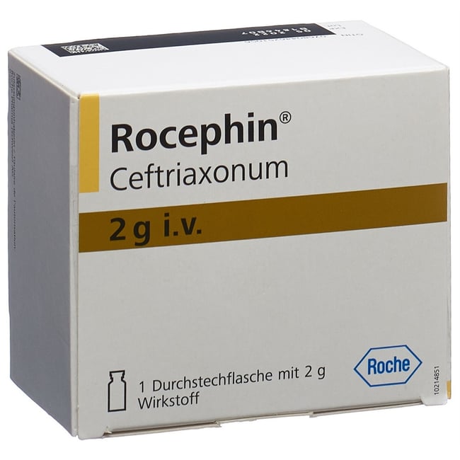 ROCEPHIN Trockensub 2 g i.v. Durchstf 1 Stk | Online bestellen