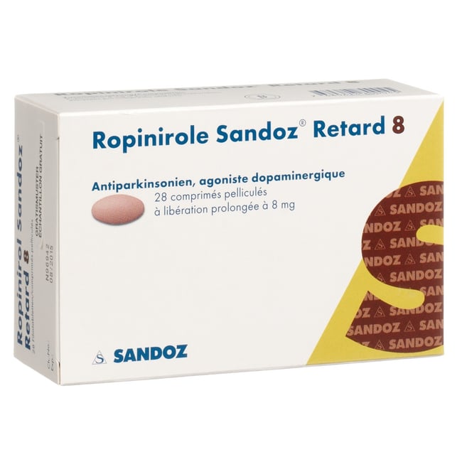 ROPINIROLE Sandoz Retard Ret Tabl 8 mg Blist 28 Stk | Online bestellen
