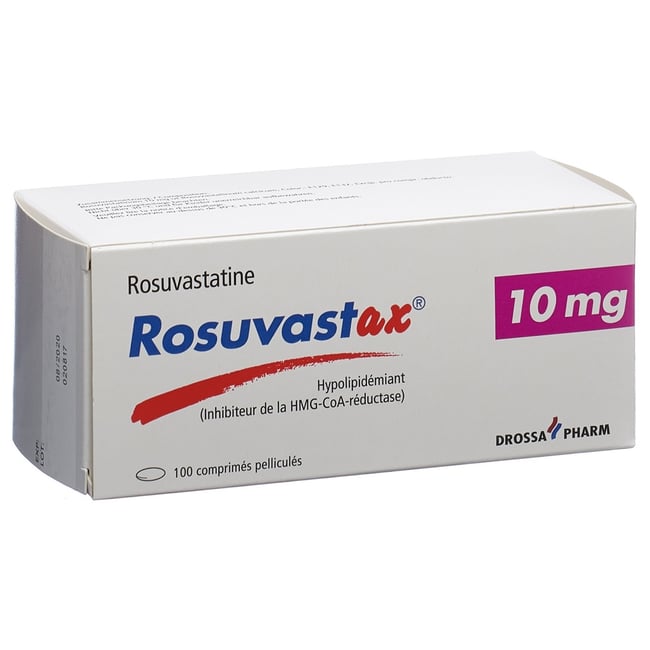 ROSUVASTAX cpr pell 10 mg blist 100 pce | Commander en ligne