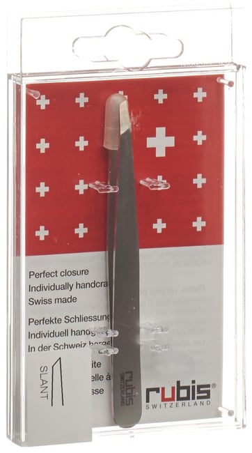 RUBIS pincette biseautée inox 1 pce | Commander en ligne
