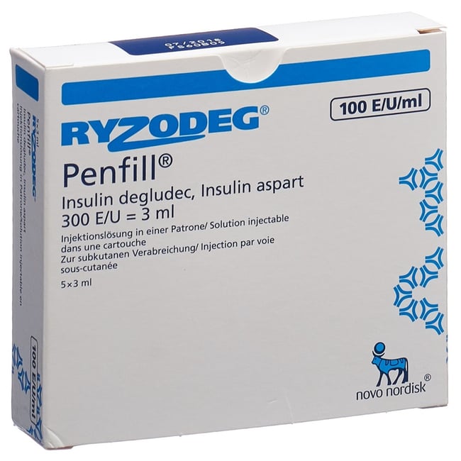 RYZODEG Penfill Inj Lös Patronen 3 ml | Online bestellen