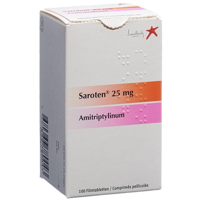 SAROTEN Filmtabl 25 mg Ds 100 Stk | Online bestellen