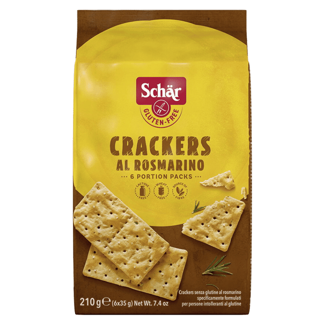 SCHAER Crackers al rosmarino sans gluten 210 g | Commander en ligne