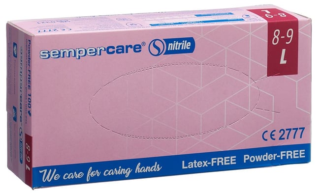 SEMPERCARE gants Nitrile L non poudrés non stériles 100 pce | Commander en ligne