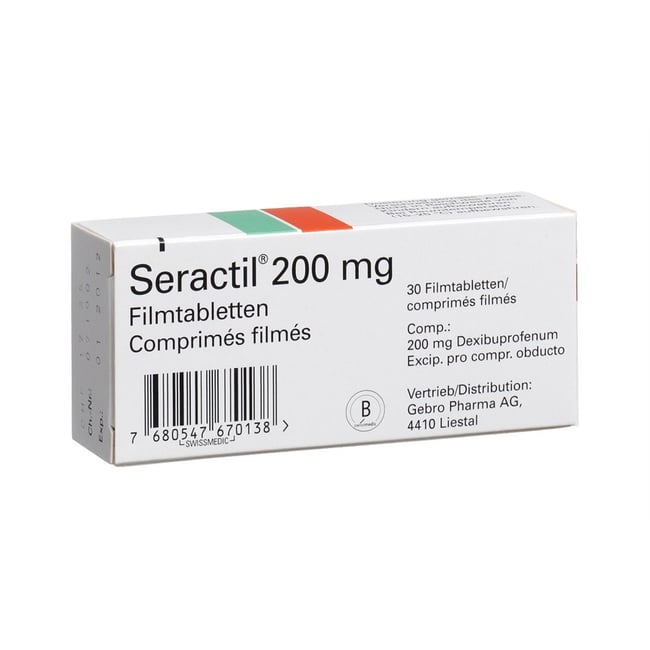 SERACTIL cpr pell 200 mg blist 30 pce | Commander en ligne