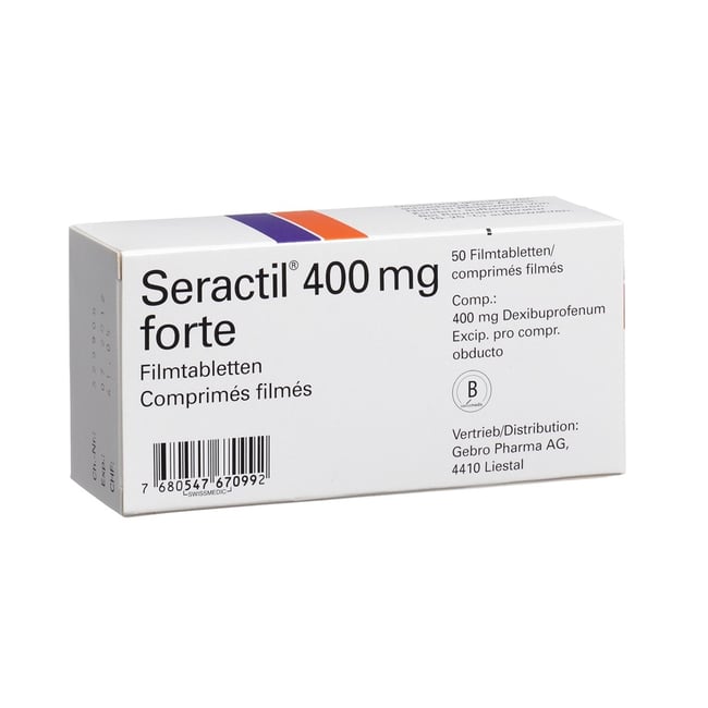 SERACTIL Filmtabl 400 mg forte Blist 50 Stk | Online bestellen