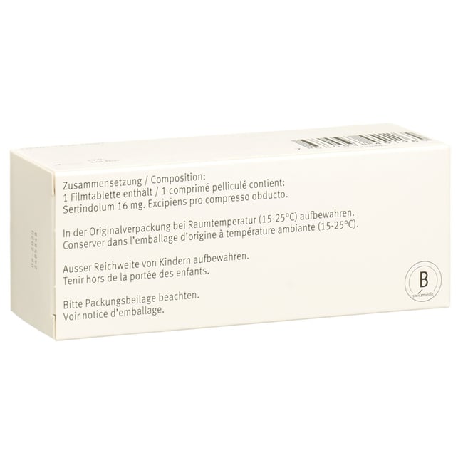 Serdolect Filmtabl 16 mg Blist 98 Stk | Online bestellen