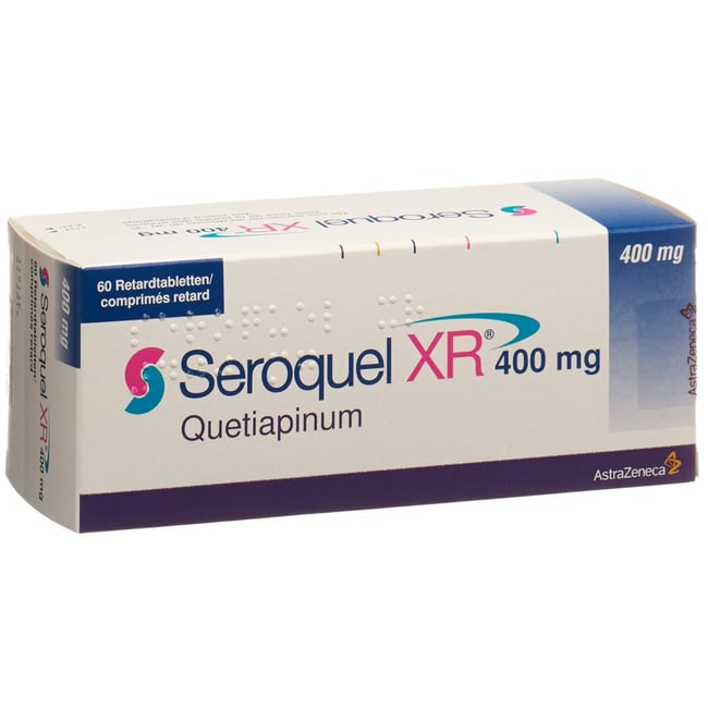 SEROQUEL cpr ret 400 mg blist 60 pce | Commander en ligne