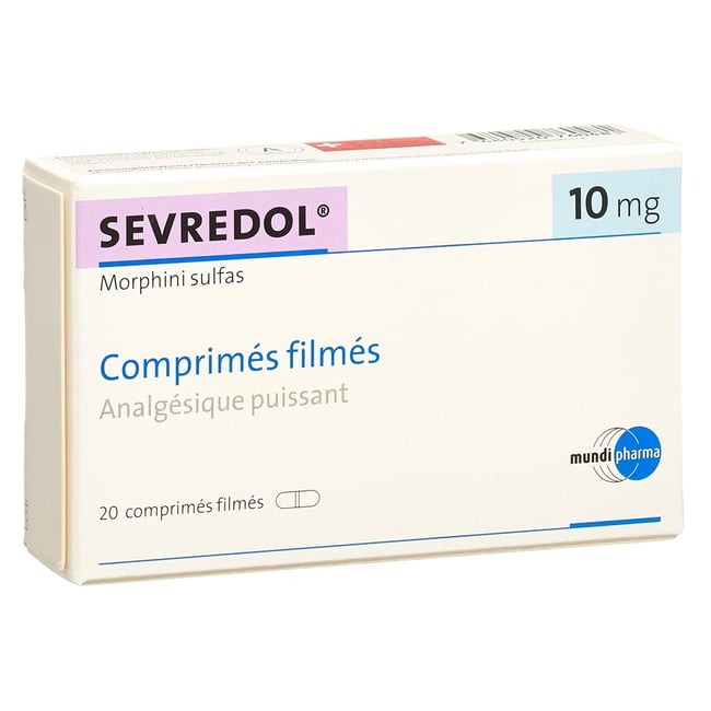 Sevredol cpr pell 10 mg blist 20 pce | Commander en ligne