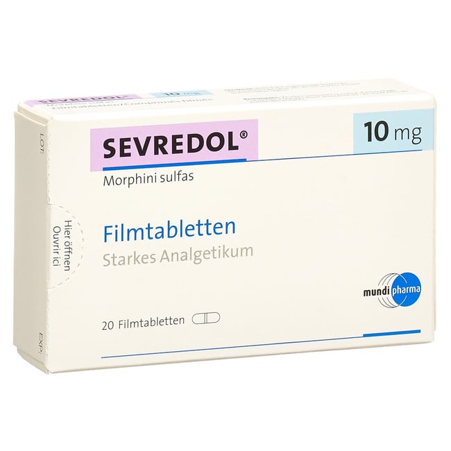 Sevredol cpr pell 10 mg blist 20 pce | Commander en ligne