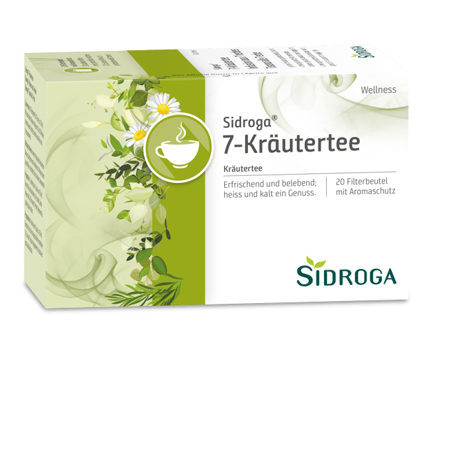 Sidroga 7-Kräuter Tees Btl 20 Stk | Online bestellen
