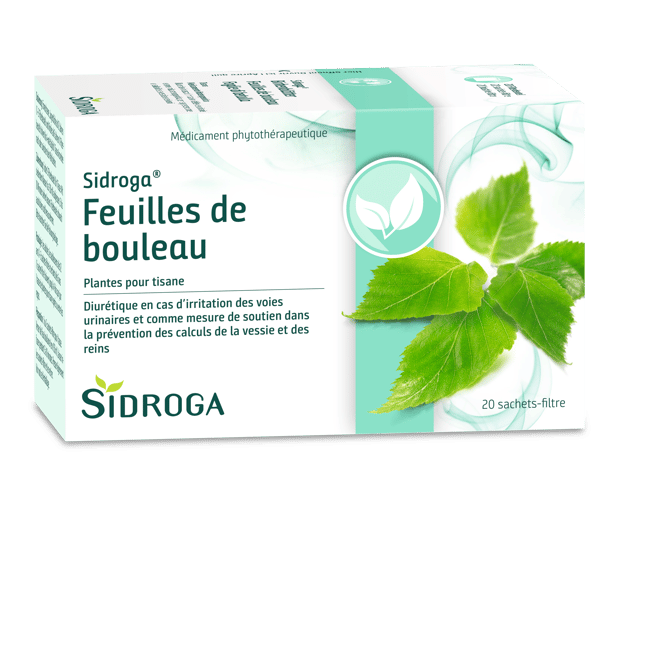 Sidroga feuilles de bouleau tisanes sach 1.5 g | Commander en ligne