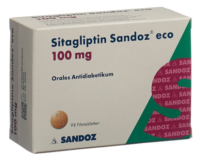 SITAGLIPTINE eco Filmtabl 100 mg Blist 98 Stk | Online bestellen