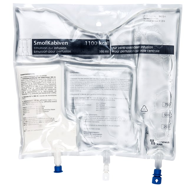 SMOFKABIVEN Inf Emuls 986ml Beutel 4 Stk | Online bestellen