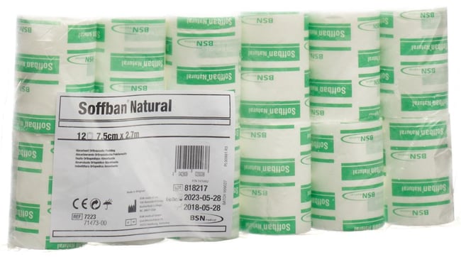 SOFFBAN bande de rembourrage 7.5cmx2.7m 12 pce | Commander en ligne
