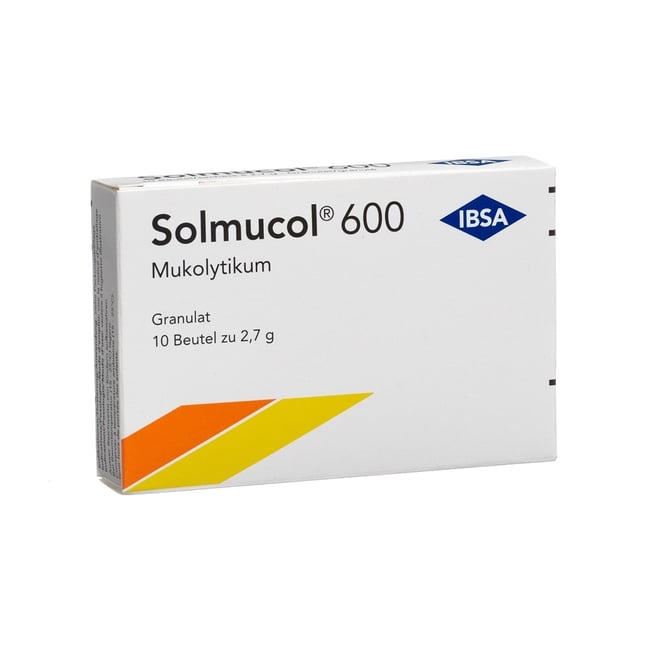 SOLMUCOL Gran 600 mg ohne Zucker (D) Btl 10 Stk | Online bestellen