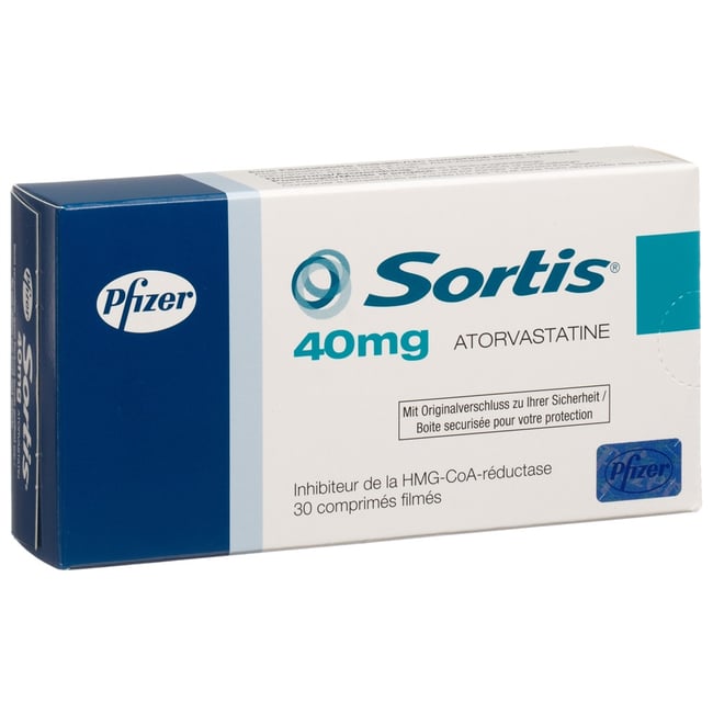 SORTIS cpr pell 40 mg blist 30 pce | Commander en ligne