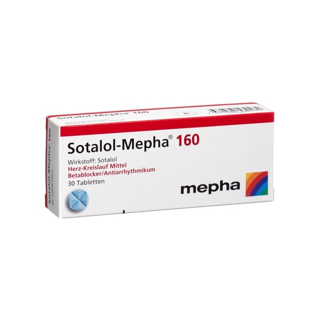 SOTALOL Mepha Tabl 160 mg Blist 30 Stk | Online bestellen