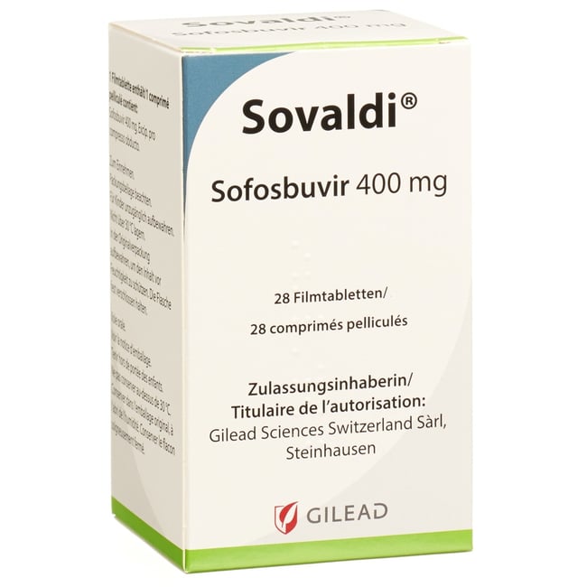 Sovaldi Filmtabl 400 mg Ds 28 Stk | Online bestellen