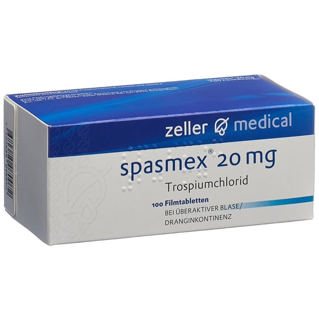 Spasmex Filmtabl 20 mg Blist 100 Stk | Online bestellen