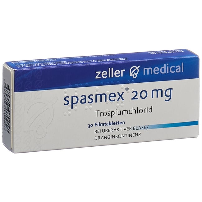 Spasmex Filmtabl 20 mg Blist 30 Stk | Online bestellen