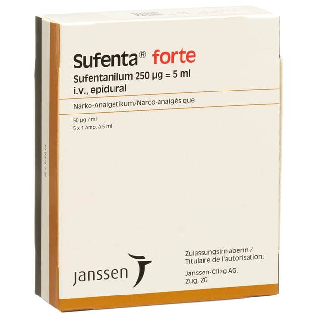SUFENTA forte sol inj 250 mcg/5ml amp 5 ml | Commander en ligne