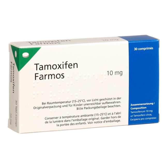 TAMOXIFENE Farmos cpr 10 mg blist 30 pce | Commander en ligne