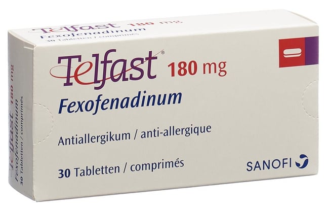 Telfast cpr pell 180 mg blist 30 pce | Commander en ligne