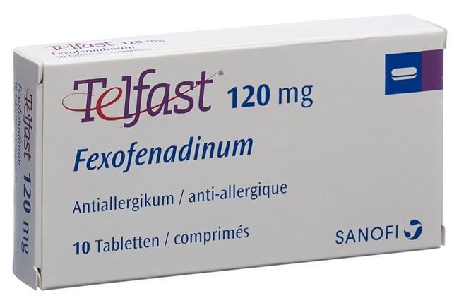 Telfast Filmtabl 120 mg Blist 10 Stk | Online bestellen