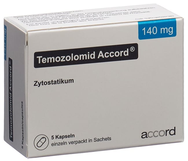TEMOZOLOMIDE Accord Kaps 140 mg Btl 5 Stk | Online bestellen