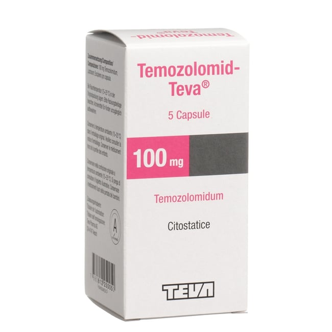 TEMOZOLOMIDE Teva caps 100 mg fl 5 pce | Commander en ligne