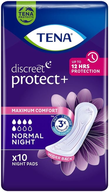 TENA Discreet Normal Night 10 pce | Commander en ligne