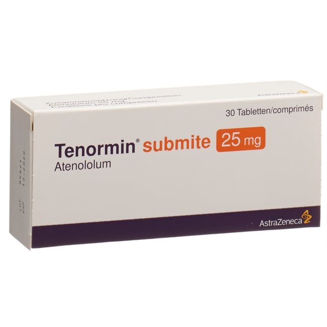 TENORMIN submite Tabl 25 mg Blist 30 Stk | Online bestellen
