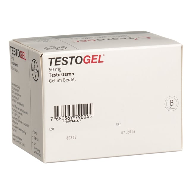 TESTOGEL Gel 50 mg/5g Btl 5 g | Online bestellen