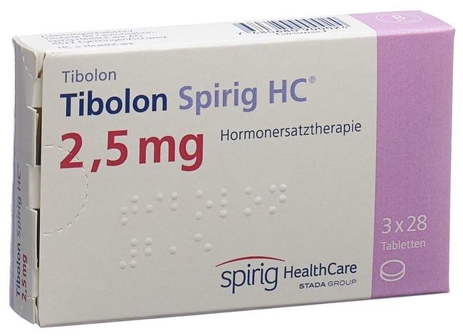 TIBOLONE Spirig HC cpr 2.5 mg blist 28 pce | Commander en ligne