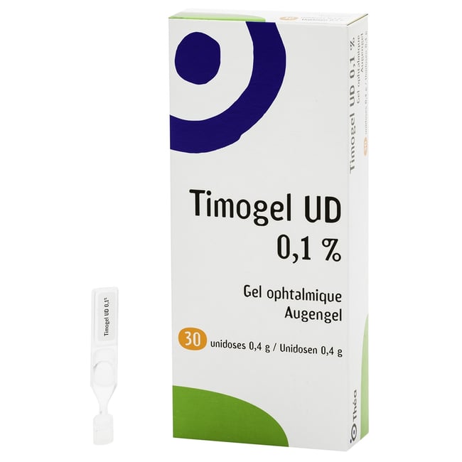 TIMOGEL UD gel opht 0.1 % monodos 0.4 g | Commander en ligne