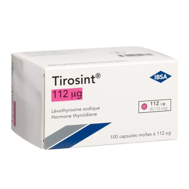 TIROSINT caps moll 112 mcg blist 100 pce | Commander en ligne