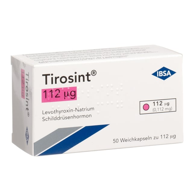 TIROSINT caps moll 112 mcg blist 50 pce | Commander en ligne