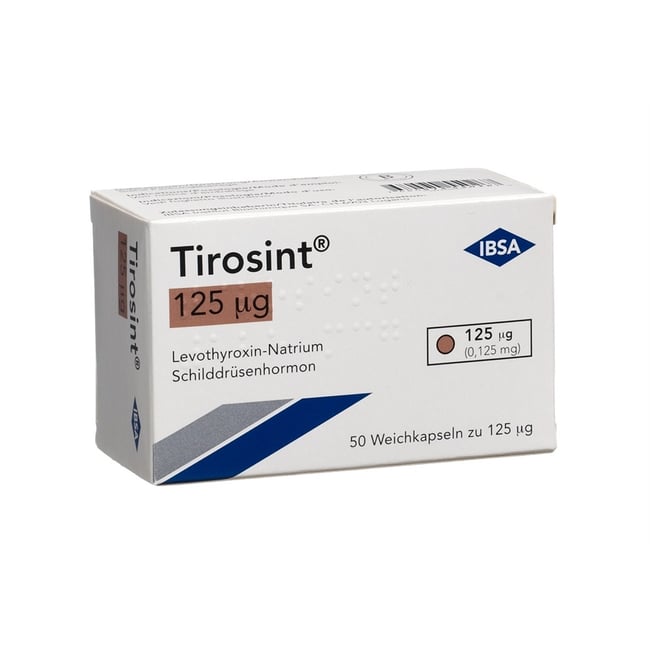 TIROSINT caps moll 125 mcg blist 50 pce | Commander en ligne