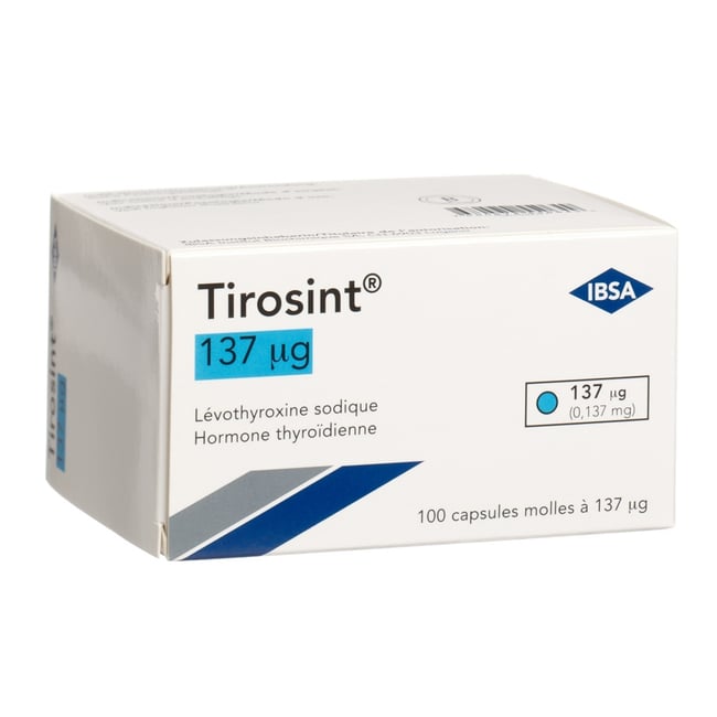 TIROSINT caps moll 137 mcg blist 100 pce | Commander en ligne