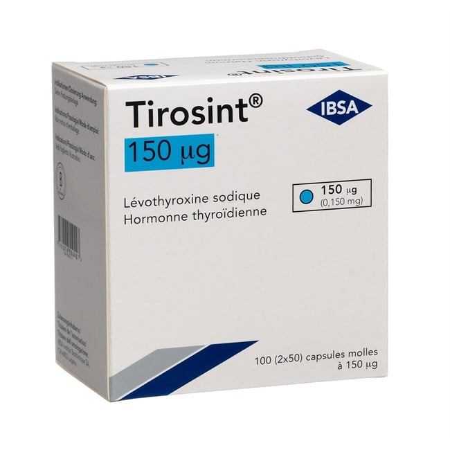 TIROSINT caps moll 150 mcg blist 100 pce | Commander en ligne