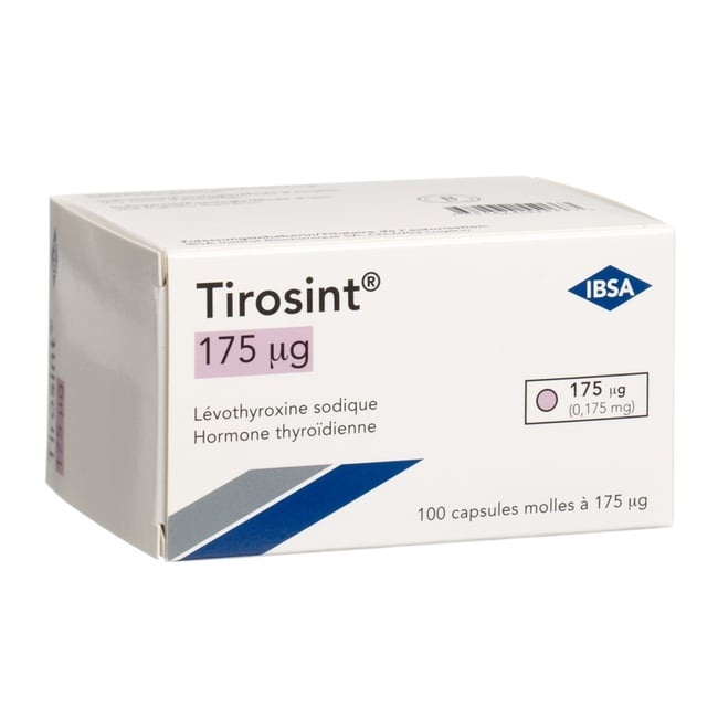 TIROSINT caps moll 175 mcg blist 100 pce | Commander en ligne